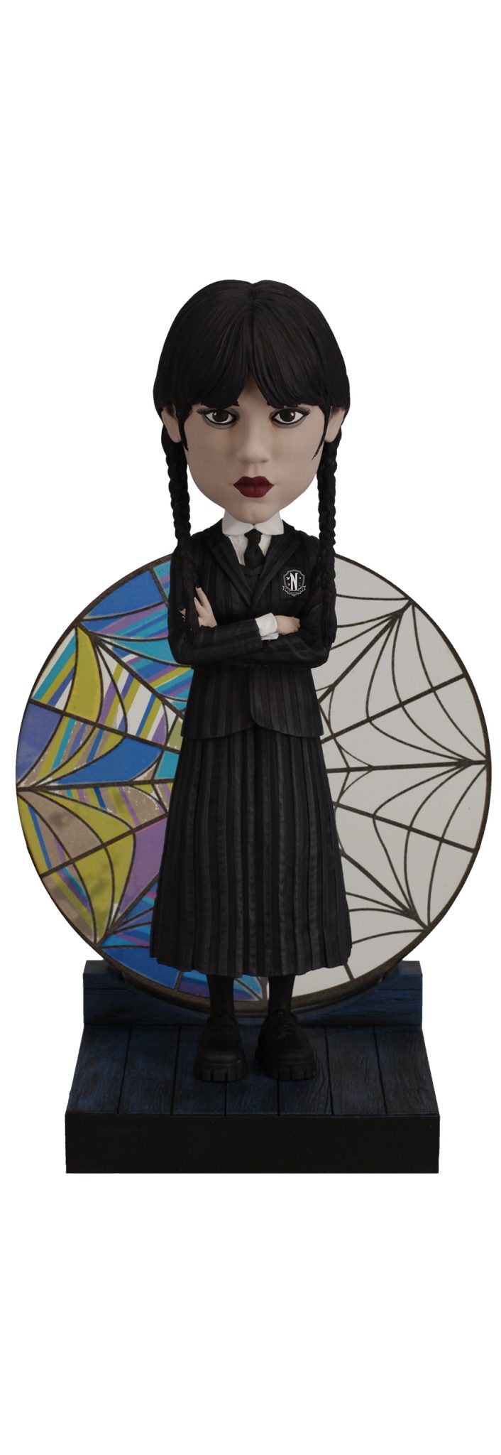 Wednesday Stained Glass Bobblehead - Royal Bobbles